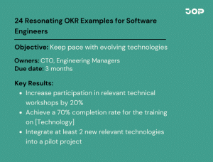 24 OKR Examples Tailored for Busy Software Engineers