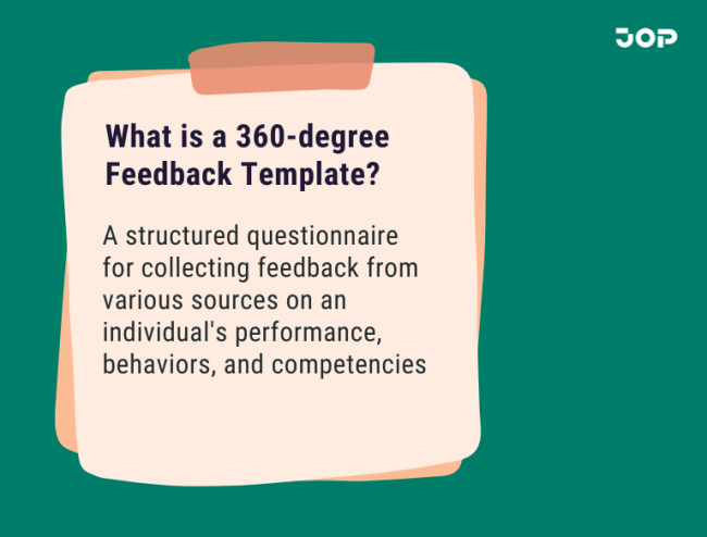 360 Feedback Template with Sample Questions and Tips | JOP